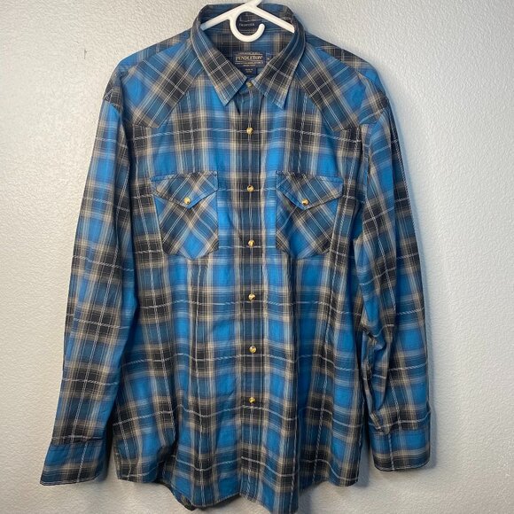 Pendleton | Shirts | Pendleton Frontier Button Down Plaid | Poshmark
